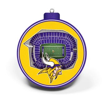 You the Fan NFL Minnesota Vikings 3D StadionView Ornament - U.S. Bank Stadium