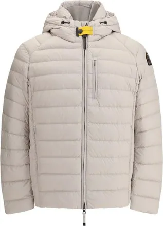 Parajumpers Homme, Vestes, Gris, Taille: L Veste &agrave; capuche en duvet avec finition d&eacute;perlante