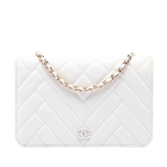 Chanel Pre-owned Quilted Wallet on Chain - - Pre-owned - Damen - Wei&szlig; - ONE SIZE