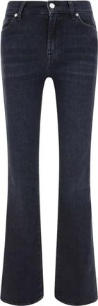 7 For All Mankind Femme, Jeans, Noir, Taille: W27 Boot-cut Jeans