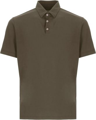 Zanone Homme, Tops, Brun, Taille: XL Polo MC