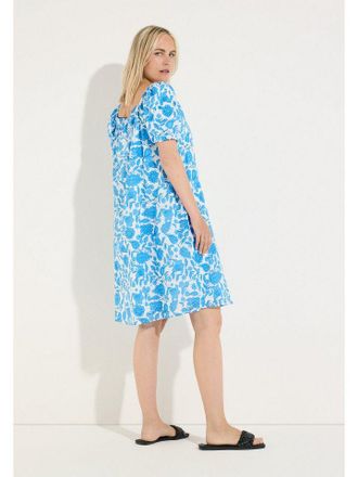 More & More A-Linien-Kleid kurzes A-Linien-Kleid mit sommerlichem Print