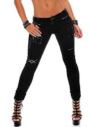 Cipo & Baxx CIPO&BAXX - Jeans - Femme Noir Schwarz 31W