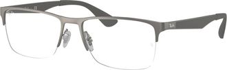 Ray-Ban unisex, Accessoires, Gris, Taille: 56 MM Rx6335 Optical Frame