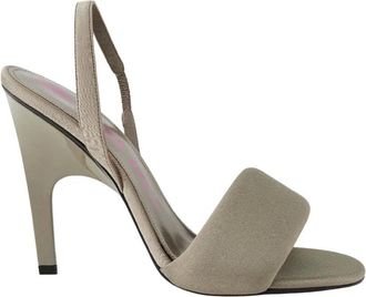 The Attico Femme, Chaussures, Gris, Taille: 39 EU Rem Heel Sandales