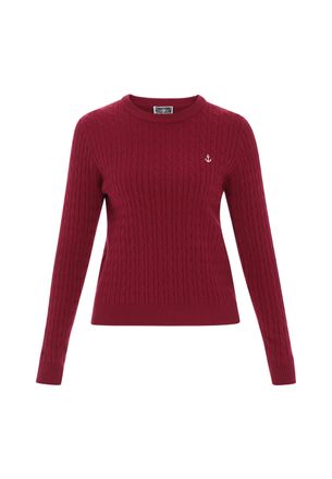 Dreimaster Dreimaster Pullover Frauen Weinrot