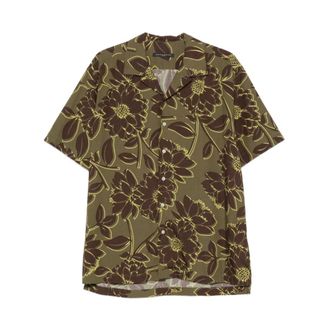 Brian Dales Homme, Chemises, Vert, Taille: 3XL 001 Camicia M/m
