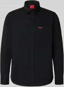 HUGO BOSS Straight Fit Hemdjacke aus Baumwolle Modell Egrin