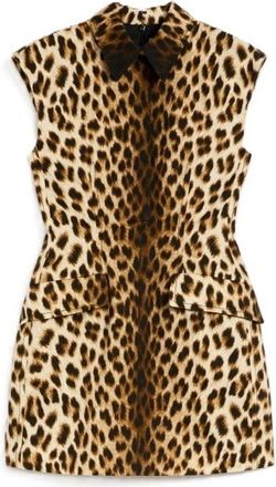 Max Mara Femme, Robes, Multicolore, Taille: 38 FR Abito smanicato a clessidra in cotone