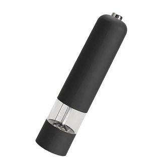 Aboofan Einstellbare Keramik Core Elektrische Pfefferm&uuml;hle Salz K&uuml;che Helfer Schwarz