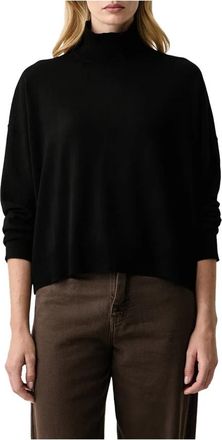 Patrizia Pepe Rollkragenpullover - - Knitwear - Damen - Schwarzk - L