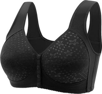 Generic Soutien Gorge Dos Nu, Soutien Gorge Push Up Agraphe Devant Lot Ampliforme Brassiere Allaitement Tire Lait Femme avec Coque Sport Zip sous Vetement Gro