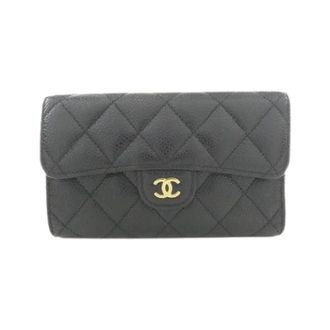 Chanel Pre-owned Geldb&ouml;rse (bi-fold) - - Pre-owned - Damen - Schwarzk - ONE SIZE