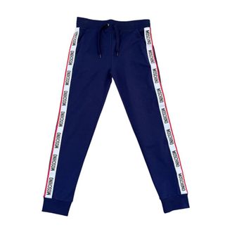 Moschino Herren Trainingshose- Baumwolle- Stilvolles Modell - - Trousers - Herren - Blau - XS
