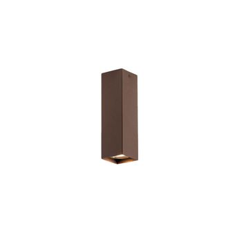 Luce-Ambiente-Design Fluke Square Ceiling Light in Bronze Metal 20cm