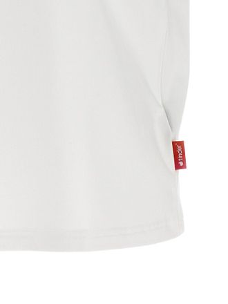 Diesel Semi-Transparent Devor&eacute; Print T-shirt - White