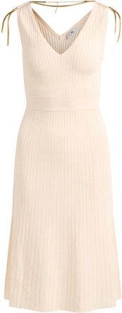 Elisabetta Franchi Femme, Robes, Beige, Taille: 40 FR Abito di Maglia Burro