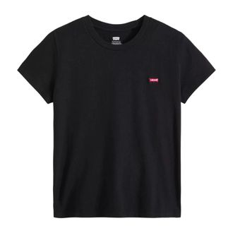 Levi's Perfect Tee - - Tops - Damen - Schwarzk - S