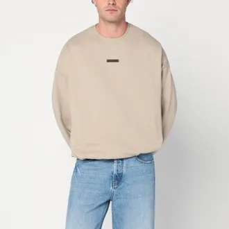 Fear of God Greiges Sweatshirt aus angerauter Baumwolle