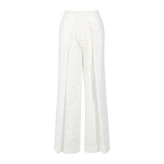 Semicouture Sangallo Hose - - Trousers - Damen - Wei&szlig; - S