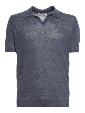 La Fileria Rollkragenpullover - Blau
