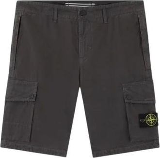 Stone Island Homme, Shorts, Noir, Taille: W33 Supima Cotton Cargo Shorts