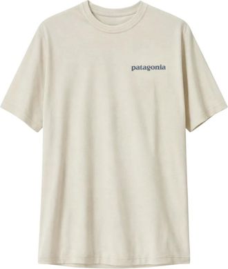 Patagonia Homme, Tops, Blanc, Taille: S Capilene Cool Daily Boardshort Logo T-Shirt