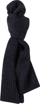 Jil Sander écharpe en maille côtelée - Bleu