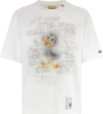 Miharayasuhiro Mihara Yasuhiro, Homme, Tops, Blanc, Taille: S Distressed Tee