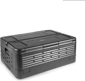 Lacor 66066 - Thermobox, hergestellt aus EPP, GN 1/1, h&auml;lt Lebensmittel kalt oder warm, leicht, robust und isolierend, wasserdicht, vollst&auml;ndig faltbar, 38,