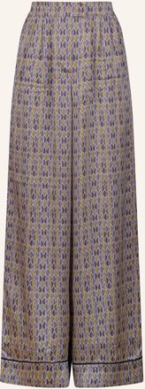 Helene Galwas Hose Aus Seidensatin Jara silber