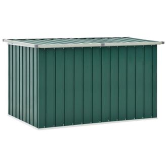 tidyard Auflagenbox Wasserdicht Gro&szlig; Gartenbox Aufbewahrungsbox Kissenbox Garten Gartentruhe Ger&auml;tebox, Verzinkter Stahl, Gr&uuml;n, 149 x 99 x 93 cm
