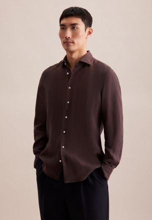 Seidensticker Business Hemd Herren Braun