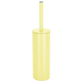Spirella WC Bürste Klobürste Toilettenbürste Akira mit hygienischem Behälter matt gelb