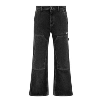 Off-white Logo Jeans - - Jeans - Herren - Schwarzk - W33