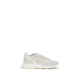 Pinko Wei&szlig;e Kalbsleder Bos Taurus Sport Sneakers