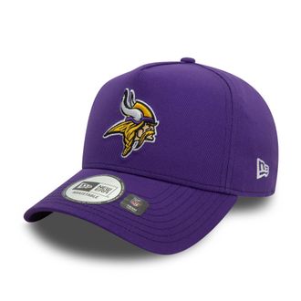 New Era NFL Minnesota Vikings Truckerkappe verstellbar Snapback Cap Teamlogo Fanprodukt lila - One-Size