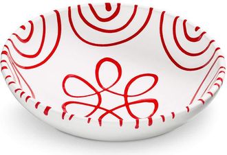 Gmundner Keramik Schale groß Füllmenge : 0.2 Liter Rotgeflammt Geschirr, handgemacht in Österreich