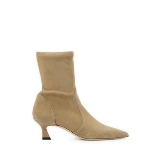 Stuart Weitzman Bottine Vinnie 50 en cuir su&eacute;d&eacute;