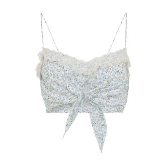 Ermanno Scervino Femme, Tops, Multicolore, Taille: 36 FR Hauts sans manches