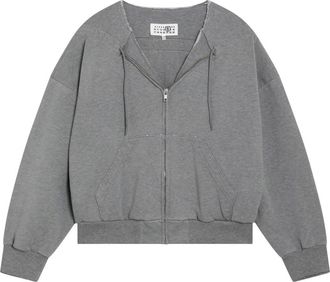 Maison Margiela Femme, Pulls, Gris, Taille: 40 FR Veste Sweat