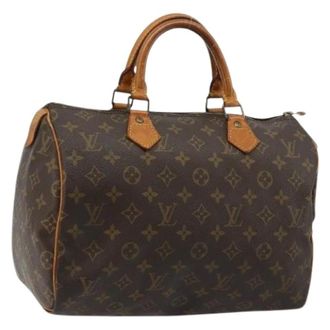Louis Vuitton Sac &agrave; main Speedy 30 Pre-owned - Femme - Pre-owned - Brun - Taille: ONE Size