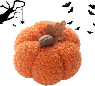 Generic Herbst Kürbis Deko | Künstliche Wolle Kürbisse Für Den Feiertagsstimmung Innenbereich Außenbereich Fensterbank Terrasse Partys, Herbstliche Mini-Kürbi