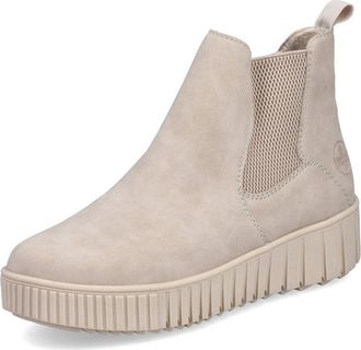 Rieker Damen Klassische Stiefeletten Y6151, Frauen Stiefeletten, lose Einlage,Stiefel,Bootee,Booties,halbstiefel,Kurzstiefel,beige (63),40 EU / 6.5 UK