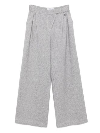 Giuseppe Di Morabito pantalon &agrave; taille palazzo - Gris