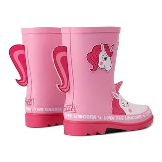 Regatta Mixte Enfant JNR Bottes en Caoutchouc Mudplay Junior II, Rose, 7 UK Child