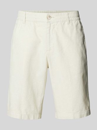 Tom Tailor Denim Regular Fit Leinenshorts mit Ges&auml;&szlig;tasche