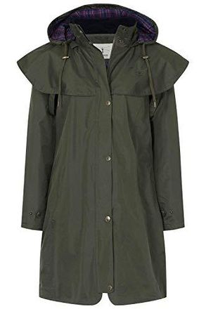 Lighthouse Outrider Femme 3/4 Longueur Raincoat imperméable - Fougère - Taille EU 40 / UK 12