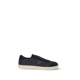 Prada Leder-Sneaker mit ikonischem Design - - Shoes - Herren - Schwarzk - 44 EU