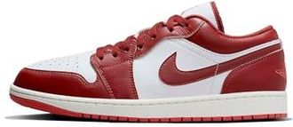 Nike Nike Baskets basses Air Jordan 1 pour homme, Blanc/homard/voile/rouge dune, 44 EU